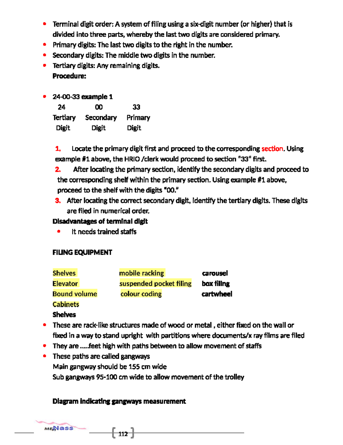 Filling Equipments - STUDY SUMMERY - Terminal digit order: A system of ...
