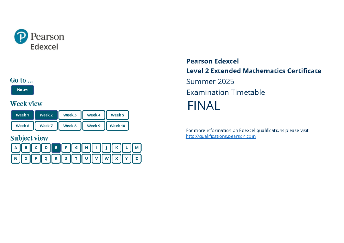 L2 extended maths summer 2025 final - Pearson Edexcel Level 2 Extended ...