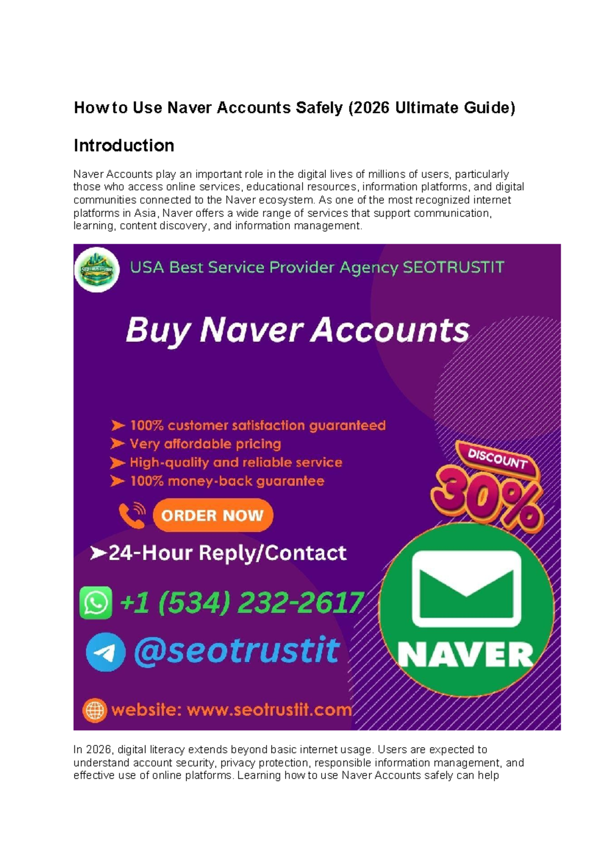17 Complete Guide to Buying Naver Accounts Safely (2026) - Studocu