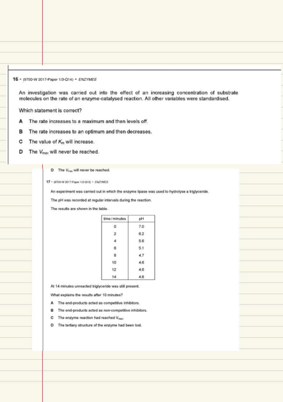16 ENZYMES: Substrate Concentration Effects on Enzyme Activity - Studocu