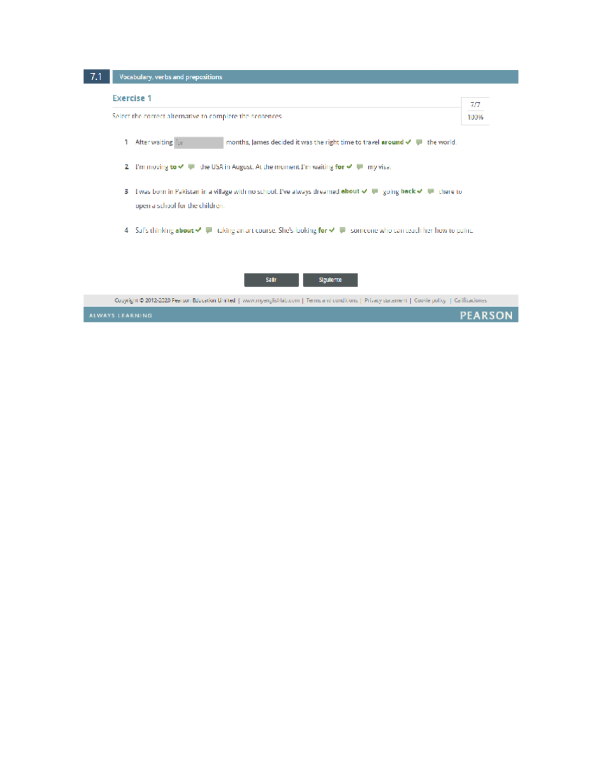 Unit 7 Answers for My English Lab - Studocu