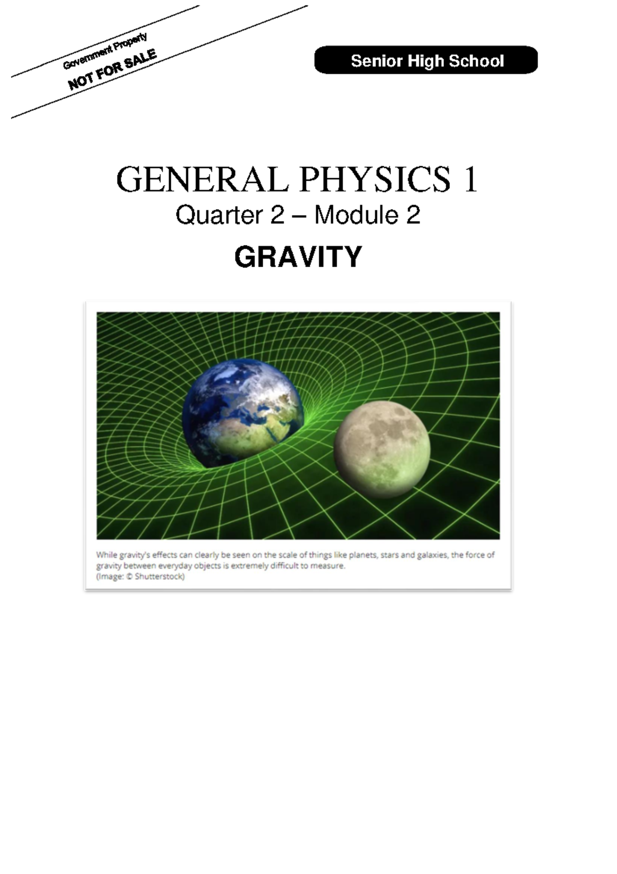 General Physics 1 12 Q2 Module-2- Final - GENERAL PHYSICS 1 Quarter 2 ...