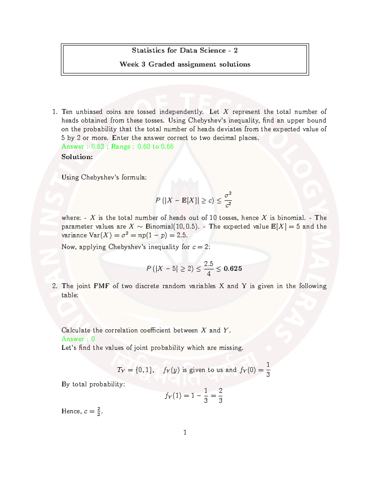 Week 3 GA Solutions for Statistics for Data Science - 2 (Sept 2024 ...