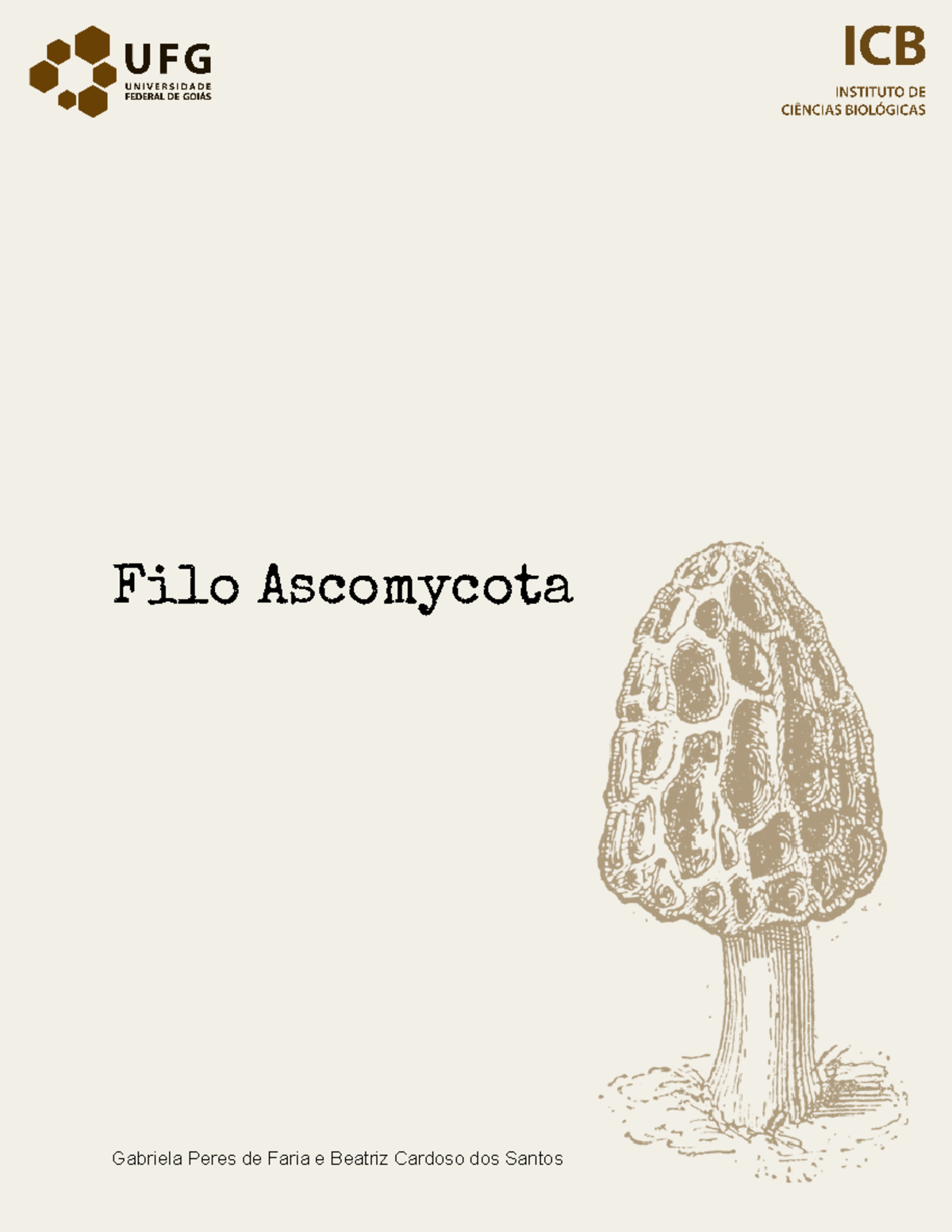 Caracterização e Importância do Filo Ascomycota na Biologia - Studocu