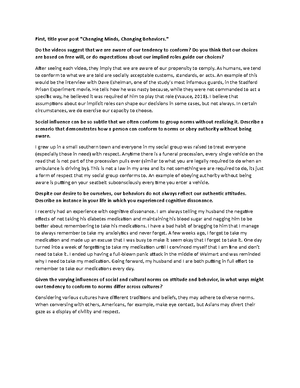 PSY 355 Module 4 Activity - PSY 355 Module 4 Activity: Journal Describe ...