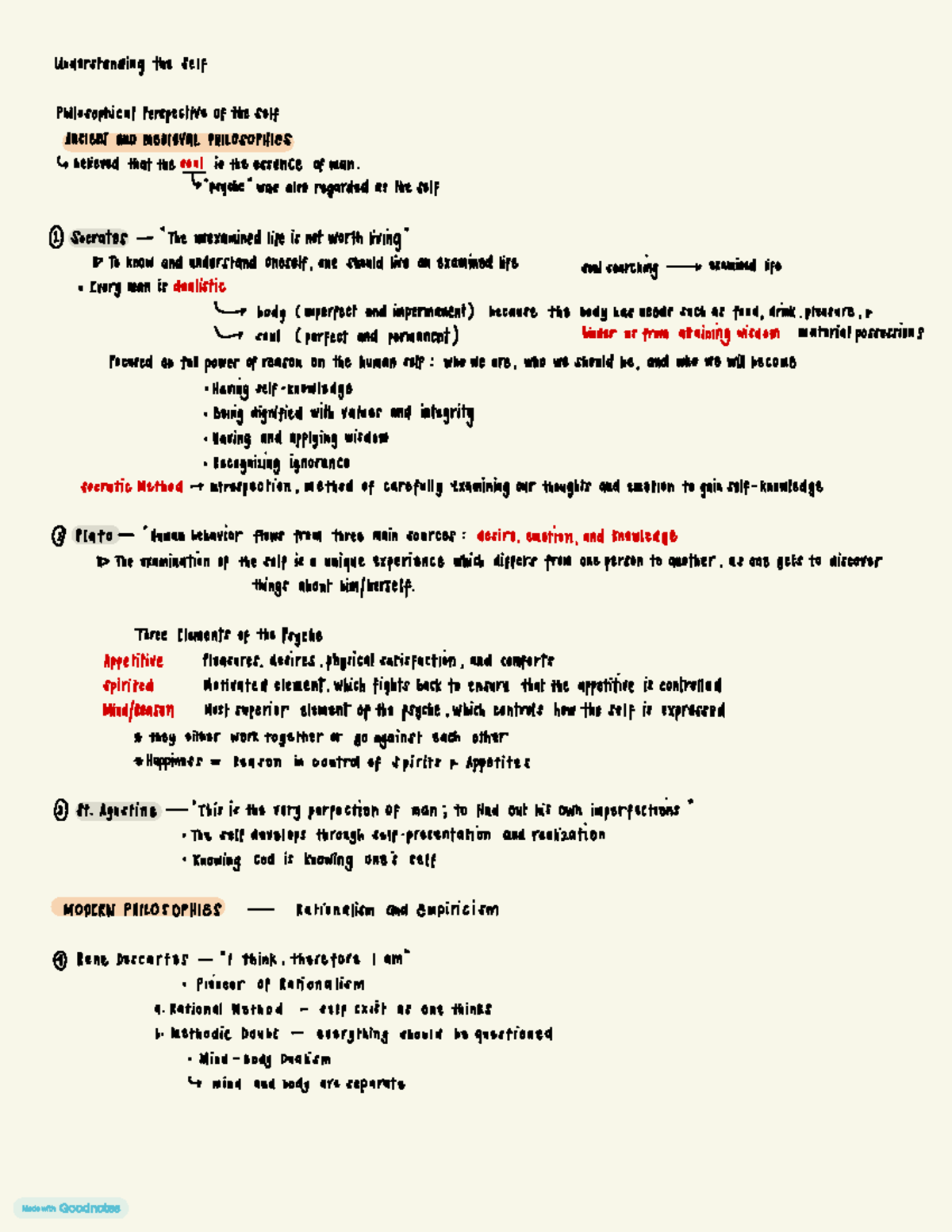 PHIL 101: Understanding the Self - Philosophical Perspectives and ...