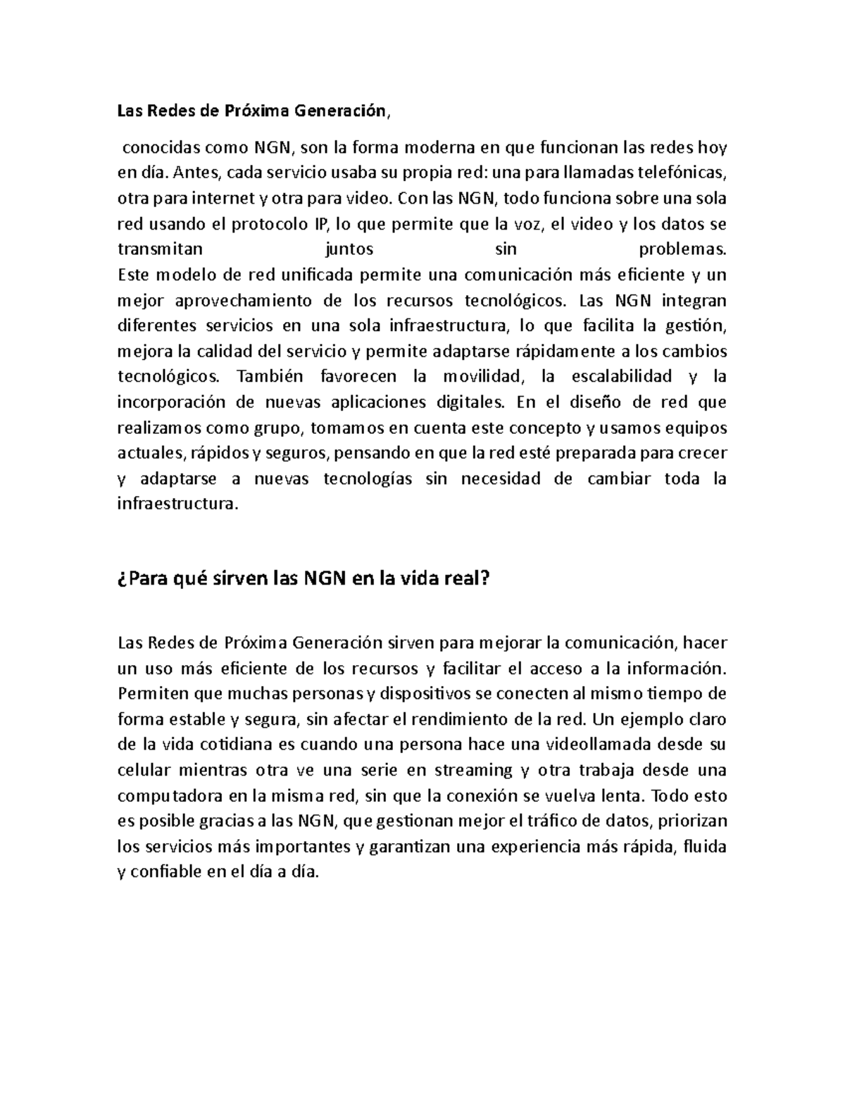 Redes de Próxima Generación (NGN): Eficiencia y Comunicación Moderna ...
