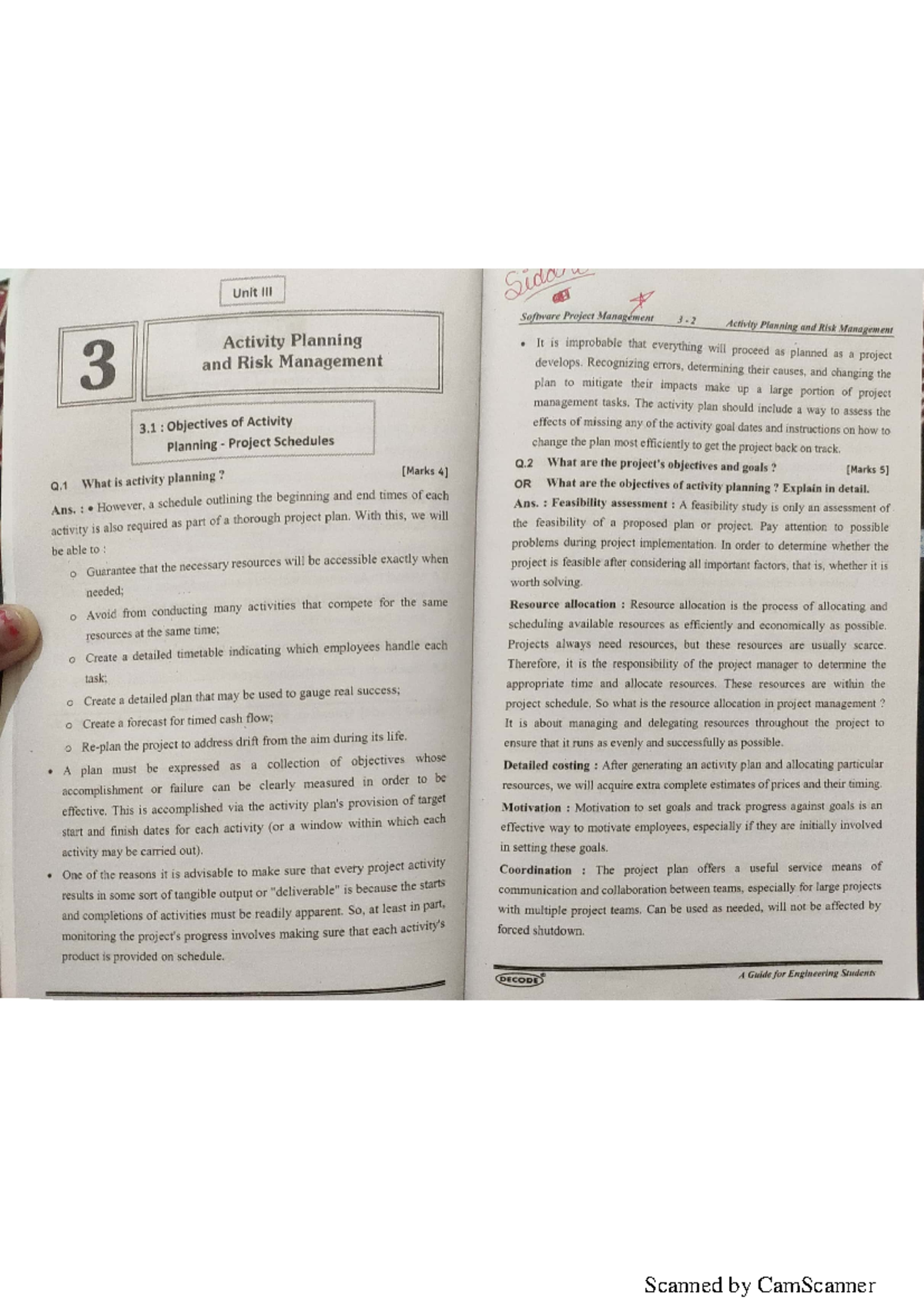 SPM 3-6: Activity Planning & Risk Management Strategies Guide - Studocu