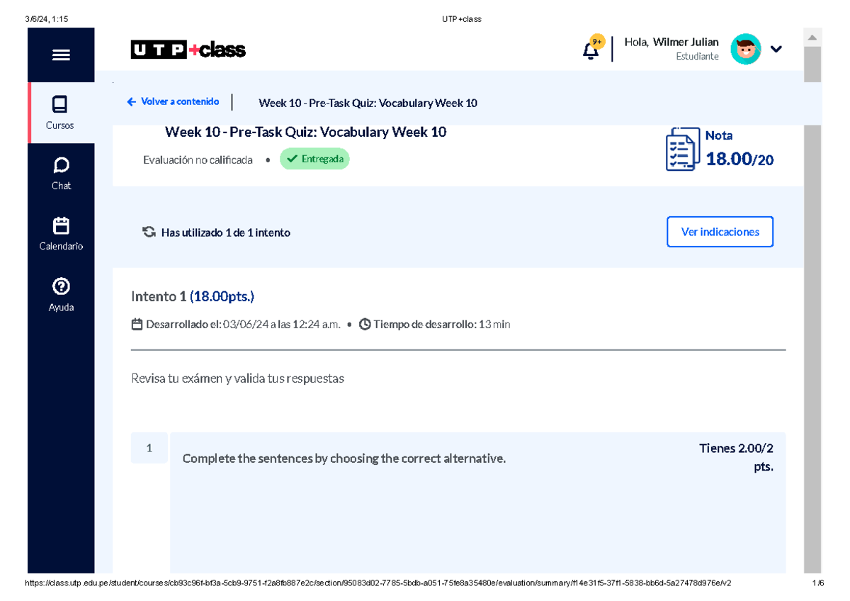 Week 10 - Pre-Task Quiz on Vocabulary Concepts - Studocu