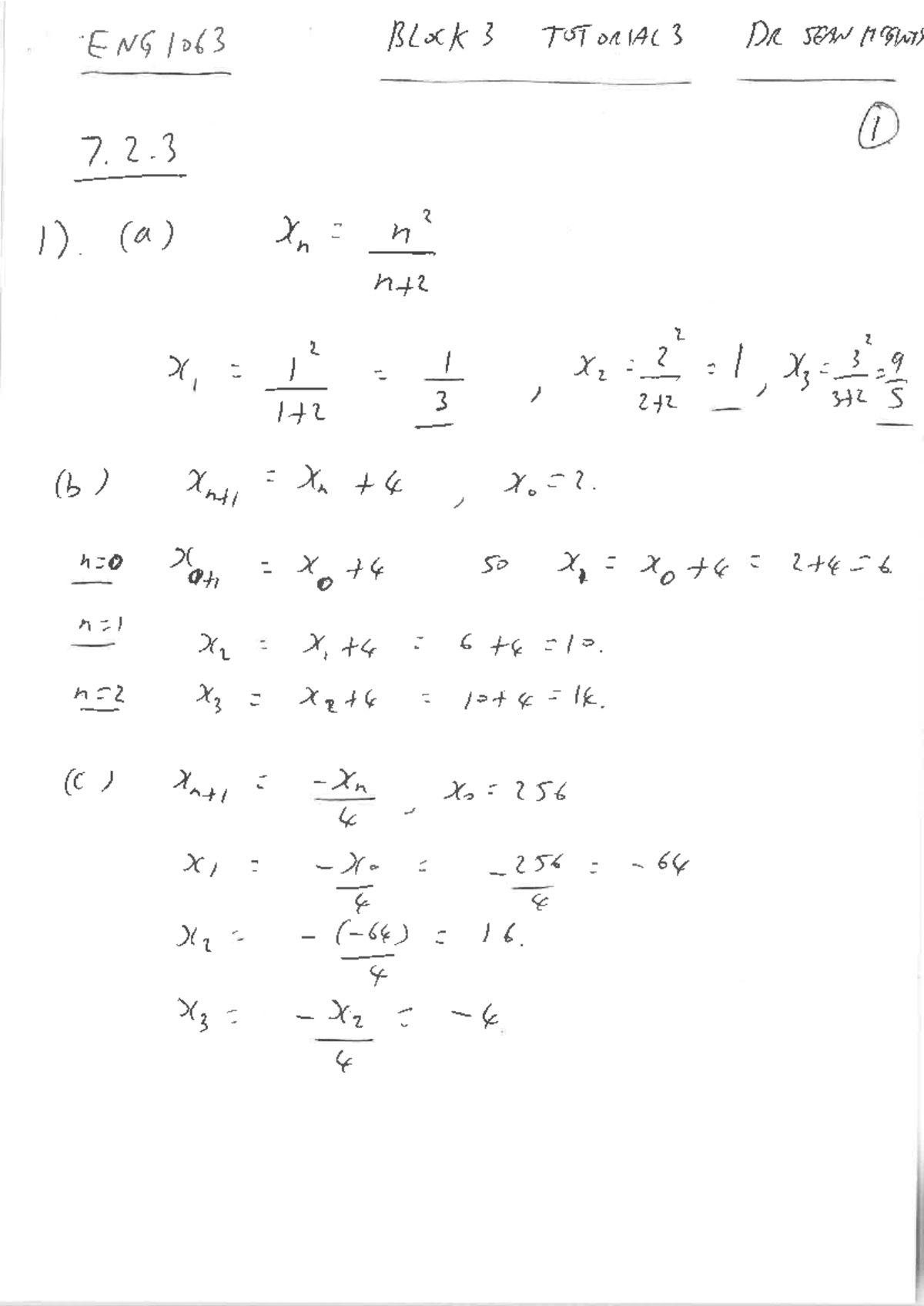 ENG1063 Block 3 T3 solutions pdf - "EA/G “(3 [ﬁx/(3 TOTO/HMS D/é ...
