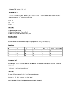 MTH202 1- Updated-solution-spring-2022 - Assignment No MTH202 (Spring 2022) Maximum Marks: 15 ...