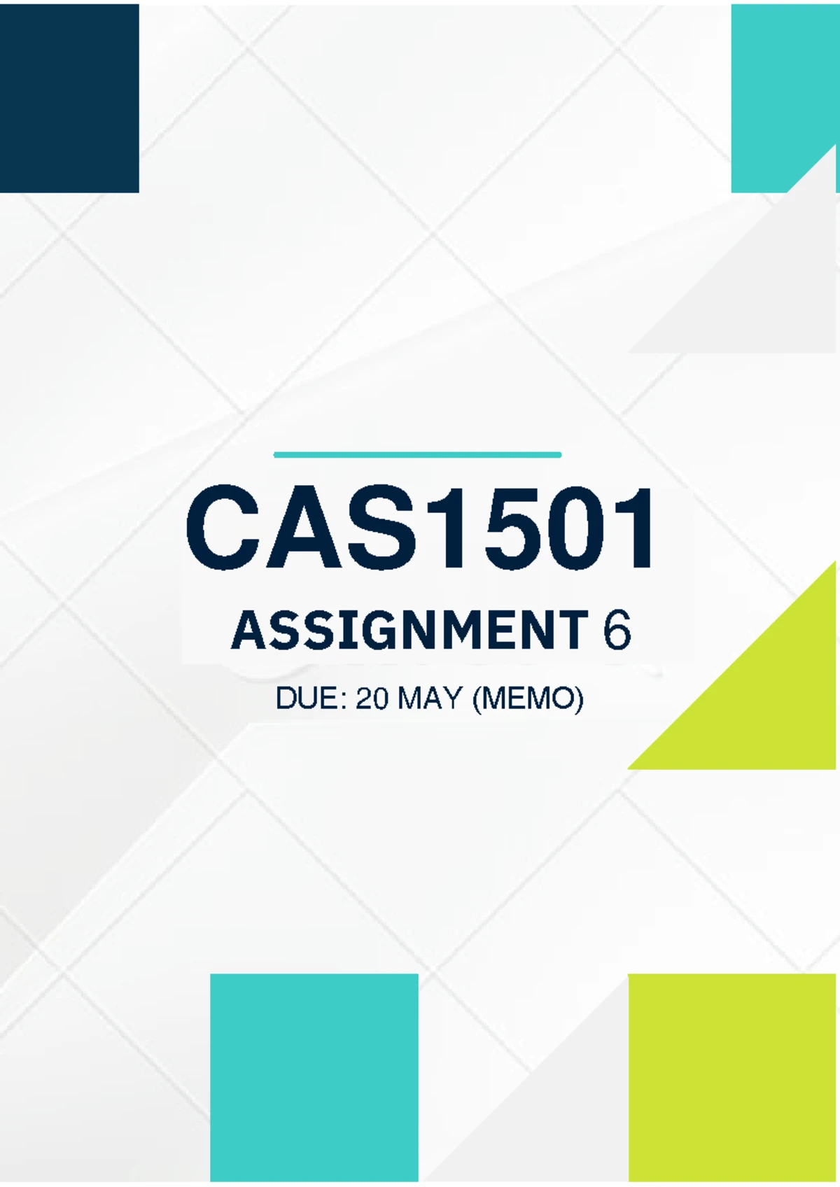 EUP1501 Assignment 3 Memo - Excel & PowerPoint Practical Assessment ...