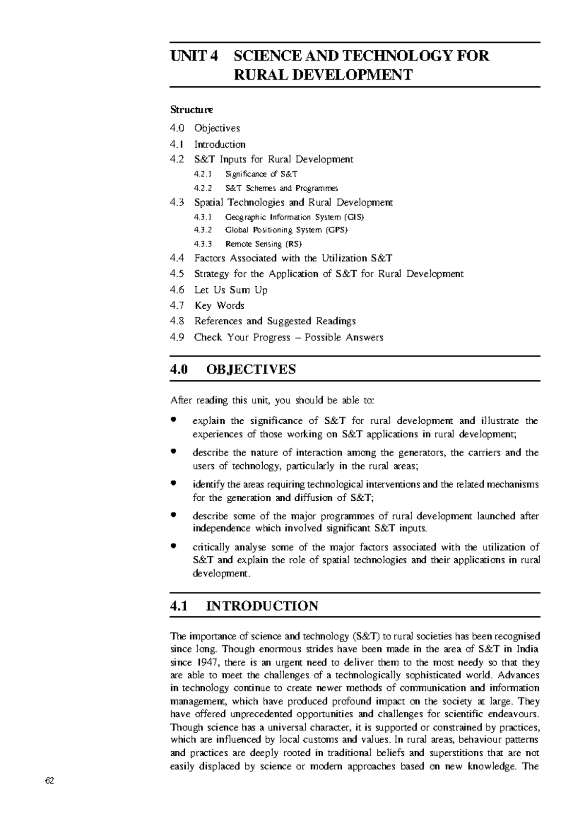 Unit-4 - Tai lieu - UNIT 4 SCIENCE AND TECHNOLOGY FOR RURAL DEVELOPMENT ...