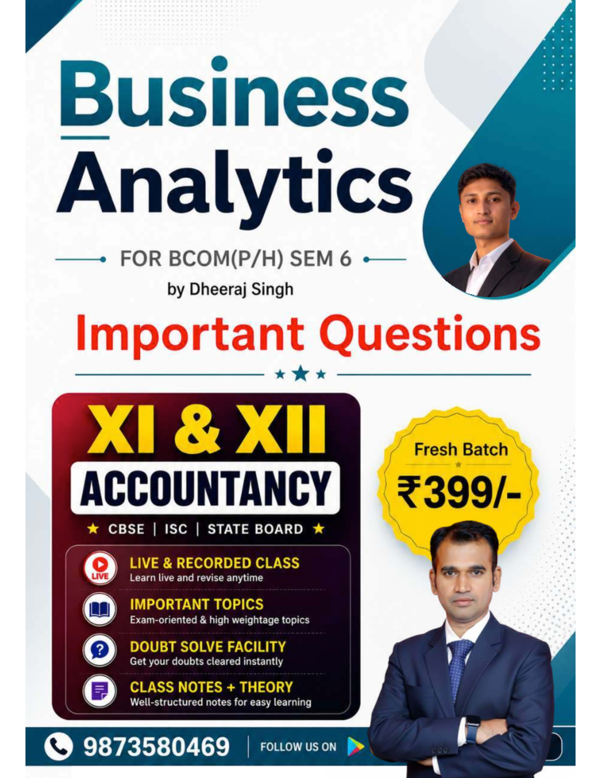B.Com Sem 6 Business Analytics: Key Concepts & Important Questions ...