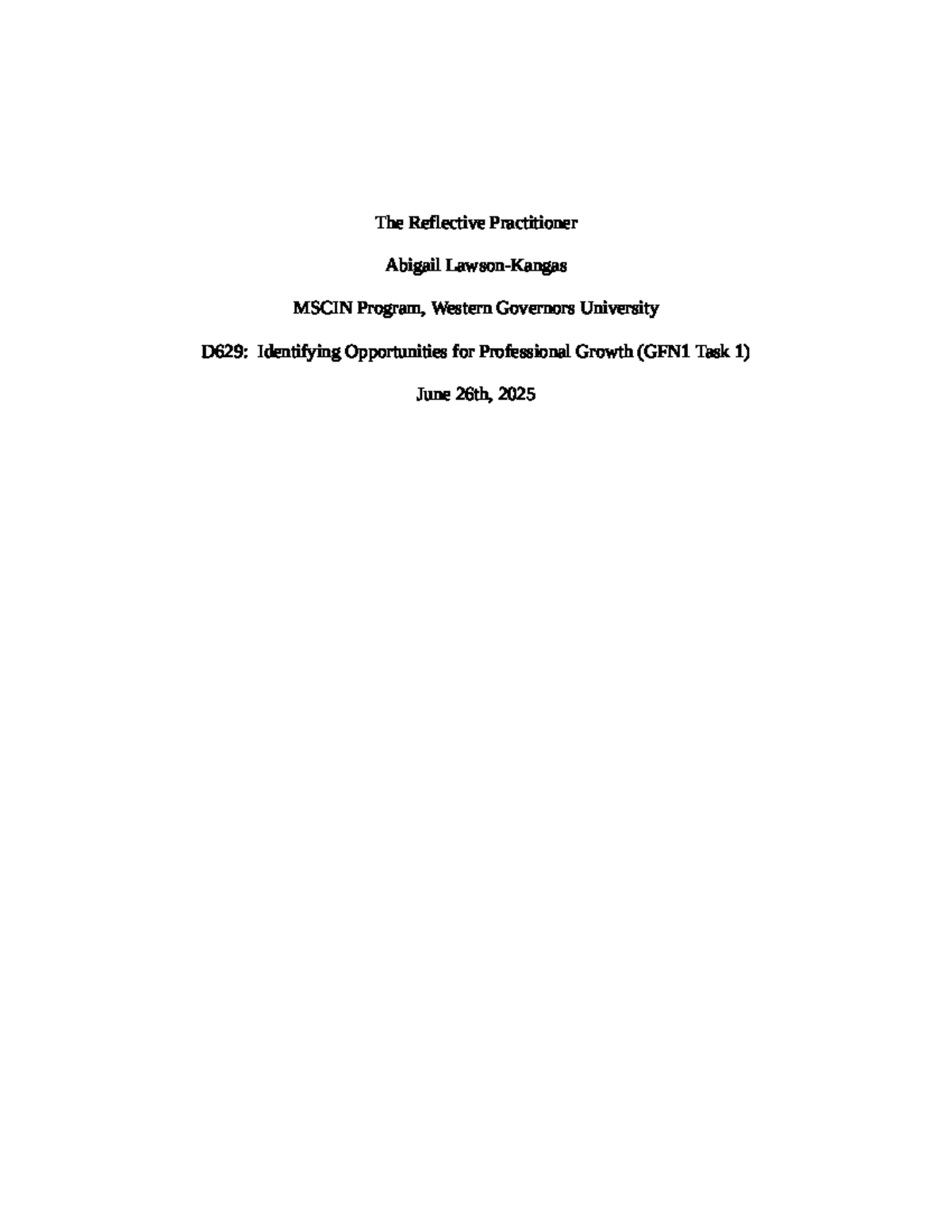 D629: Reflective Practitioner - ELA Character Traits Unit Summary ...