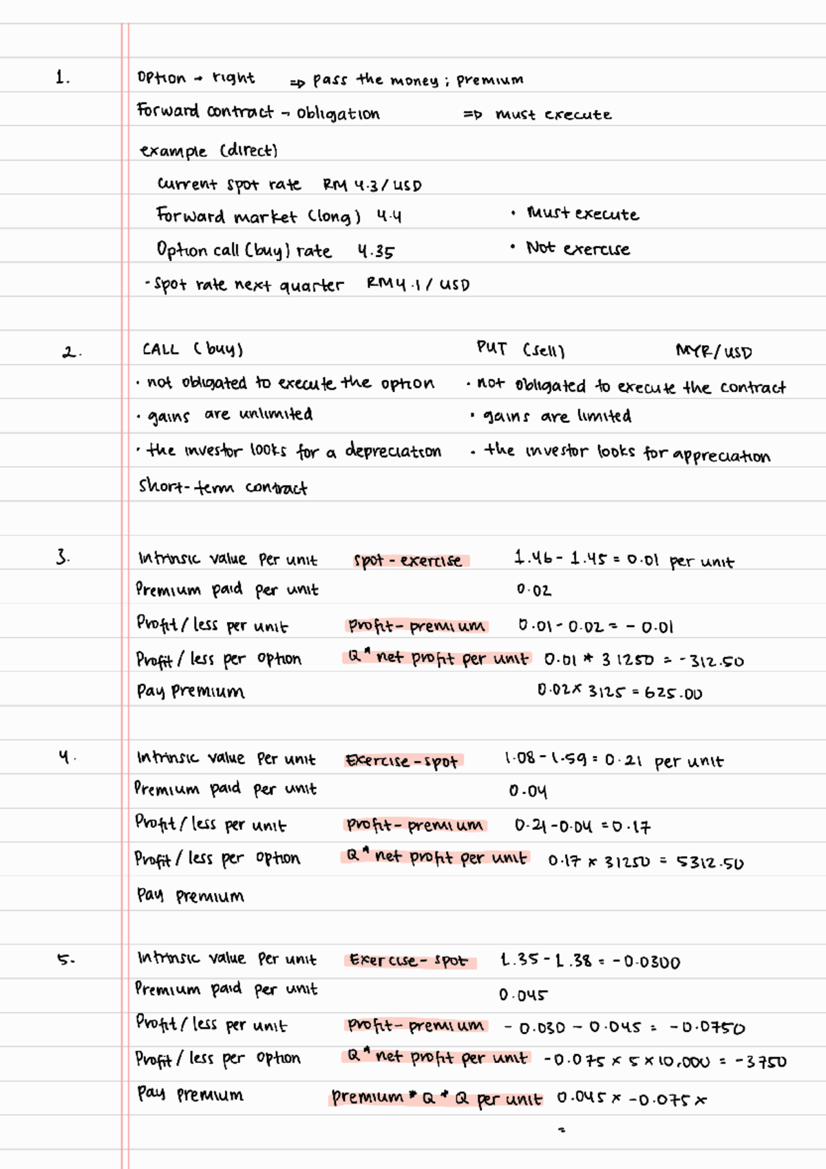 Inter Finance T4 - Tutorial 4 Answers on Options & Contracts - Studocu