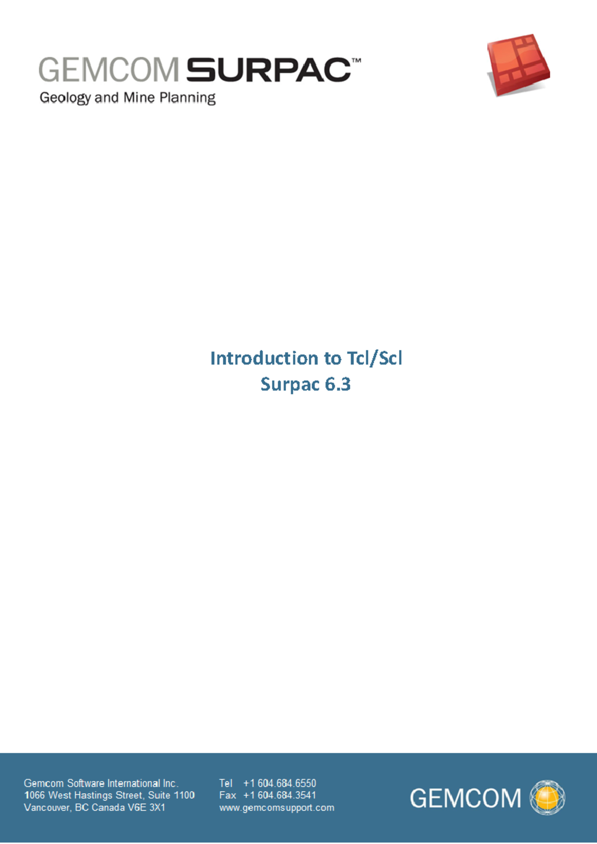 Tcl/Scl Overview and Customization Techniques for Surpac 6 - Studocu