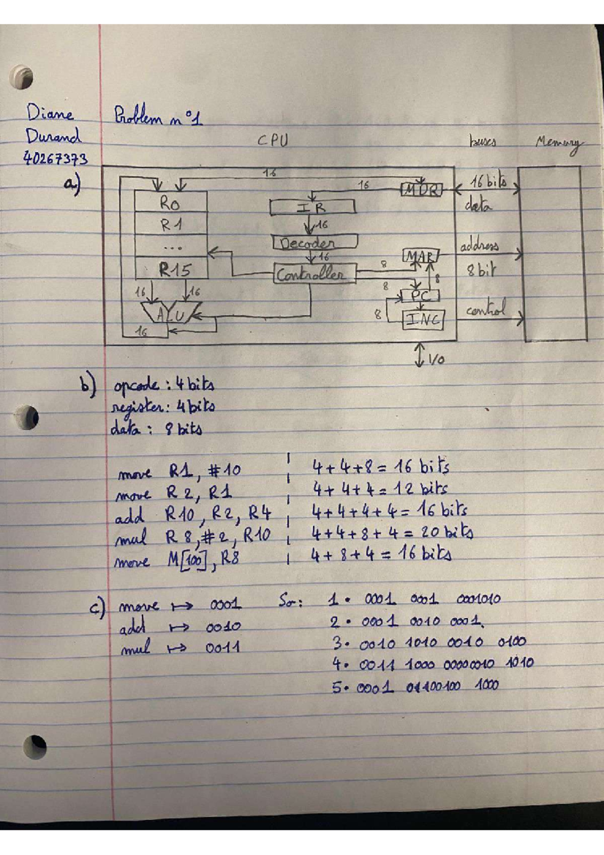 Homework 1 COEN 311: CPU Buses and Memory System Analysis - Studocu
