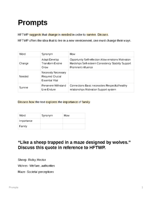 3. Scene Analysis Answers (1) - ‘Hunt for the Wilderpeople’: Chapter 1 ...