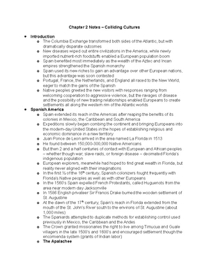 American Yawp Chap. 2 - The American Yawp Chapter 2 – Colliding ...