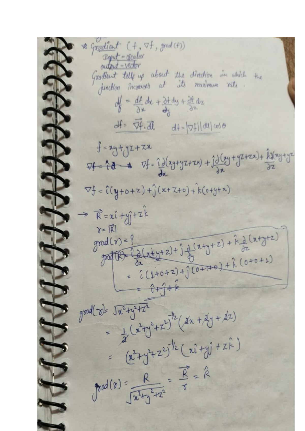 Gradient Analysis in Multivariable Functions (Doc3) - Studocu