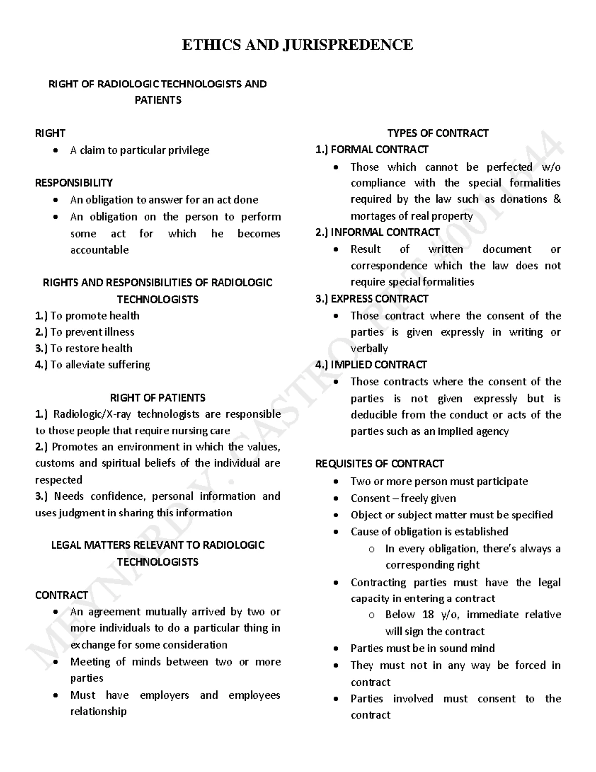 Ethics midterm exam - EXAM - NOTE: YOU CAN USE THIS TO ANSWER PRELIM ...