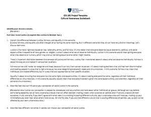 IDS 105 Initial Post 3-1: Benefits of Cultural Fluency for Self ...