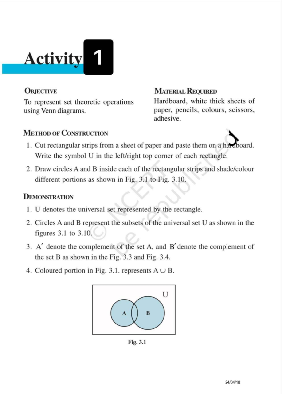 Mathematics 12: Lab Activities on Set Theory and Functions - Studocu
