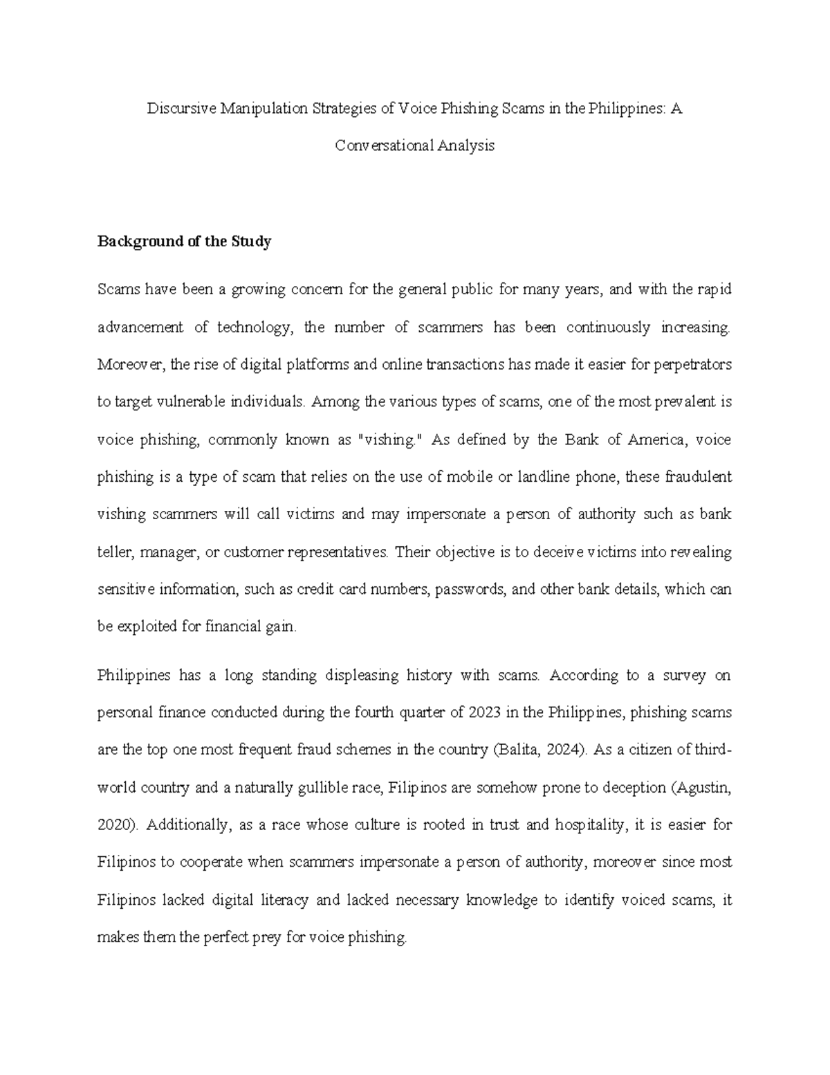 Discursive Manipulation in Voice Phishing Scams: A Conversational ...