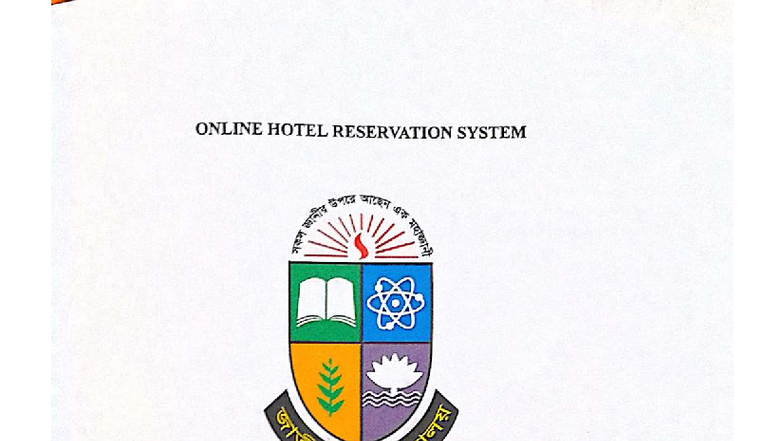 CS Project: Online Hotel Reservation System Implementation and Analysis ...