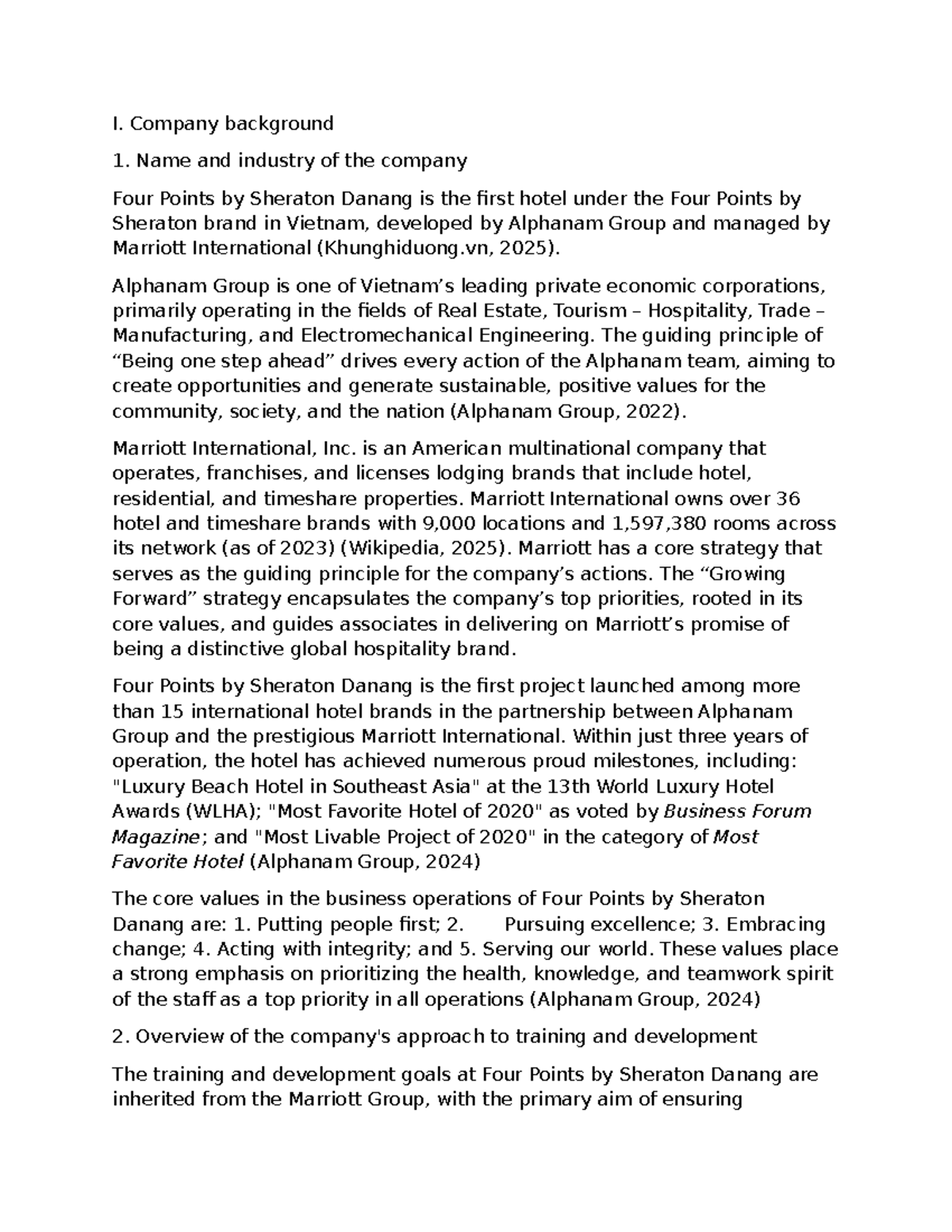 HRM - EBDB: Comprehensive Training & Development Strategies at Four ...