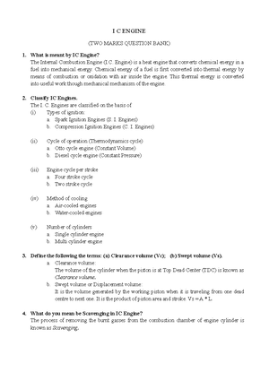 COA Question Bank with answers - COA Question Bank Part A 1 the following conversion. Binary to ...