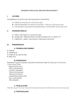 Modyul 4 MGA Suliranin SA Pagsasalin SA Filipino MULA SA Ingles Aralin ...
