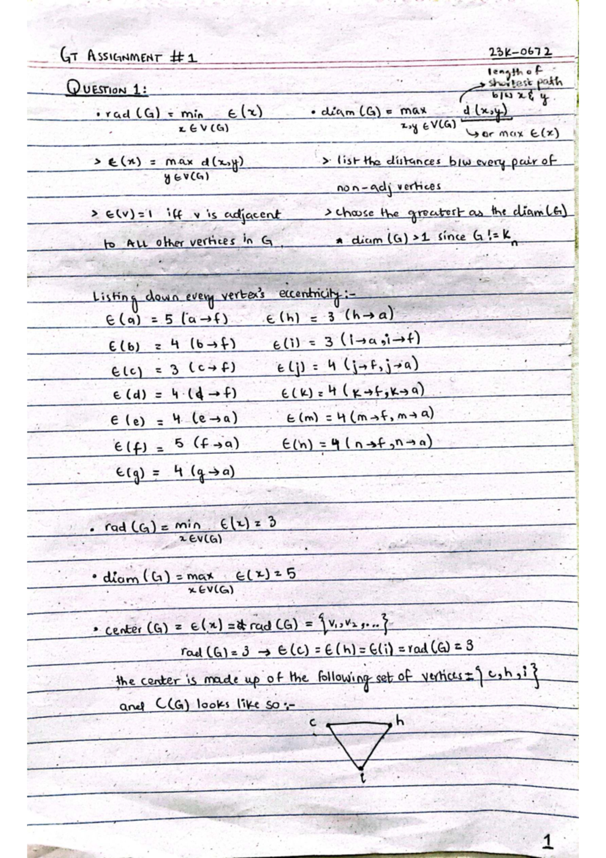 GT Assignment #1: Shortest Path and Decision Tree Analysis - Studocu