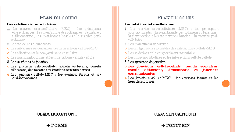 Chap 3: Systèmes de Jonctions et Relations Intercellulaires - Studocu