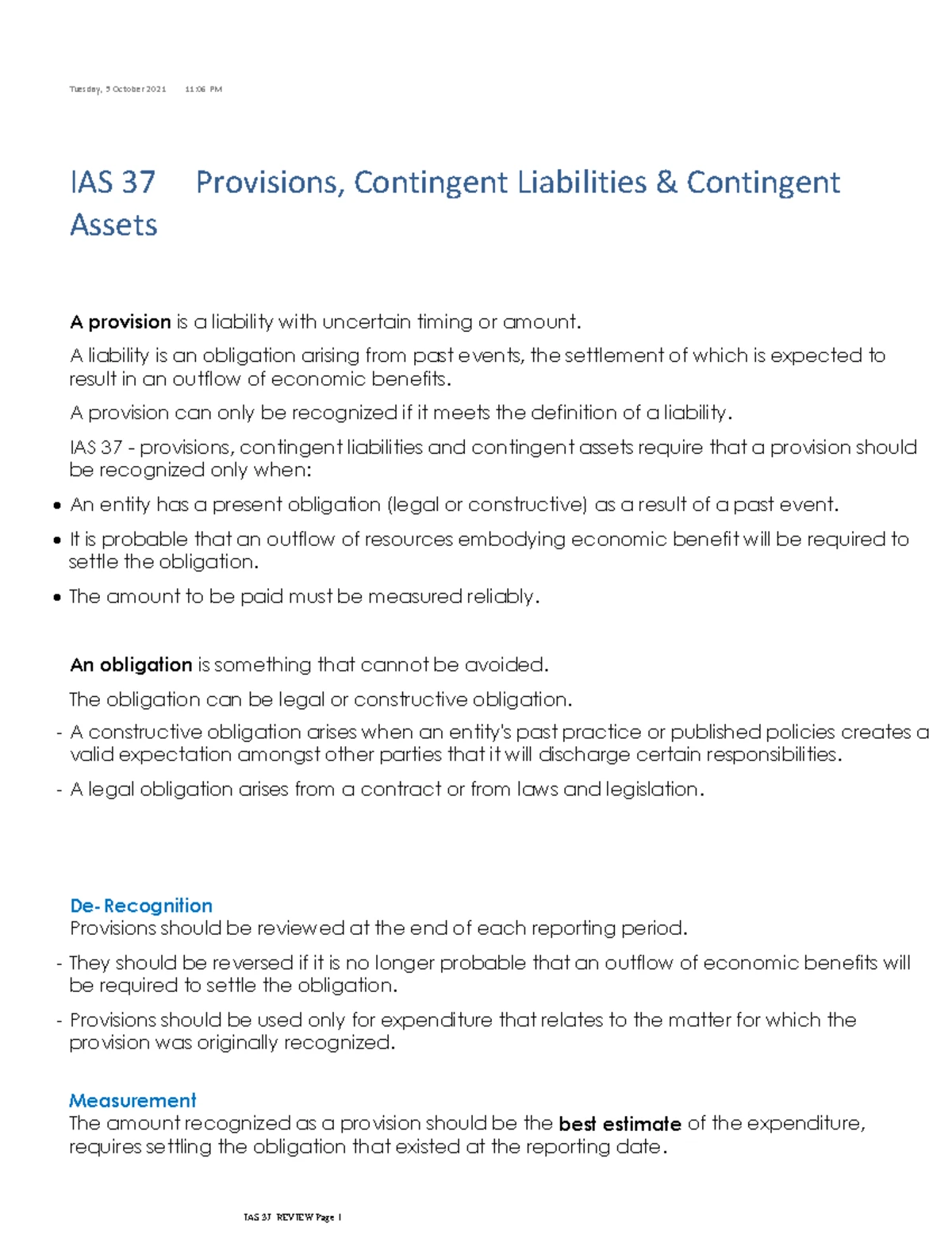Corporate Reporting Format (ICAG) - Syllabus Overview 2024-2029 - Studocu