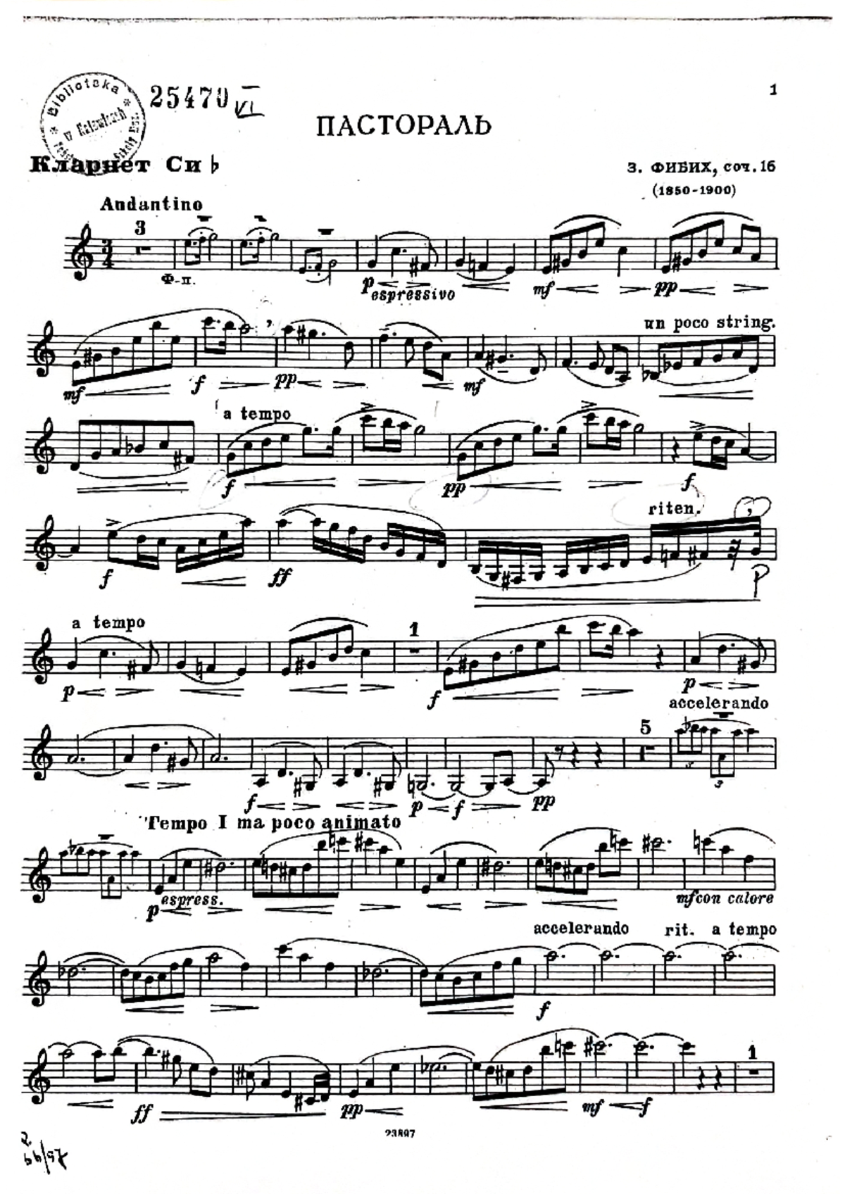 25470 1: Sielanka - Gdhe Clarinet Study Notes - Studocu