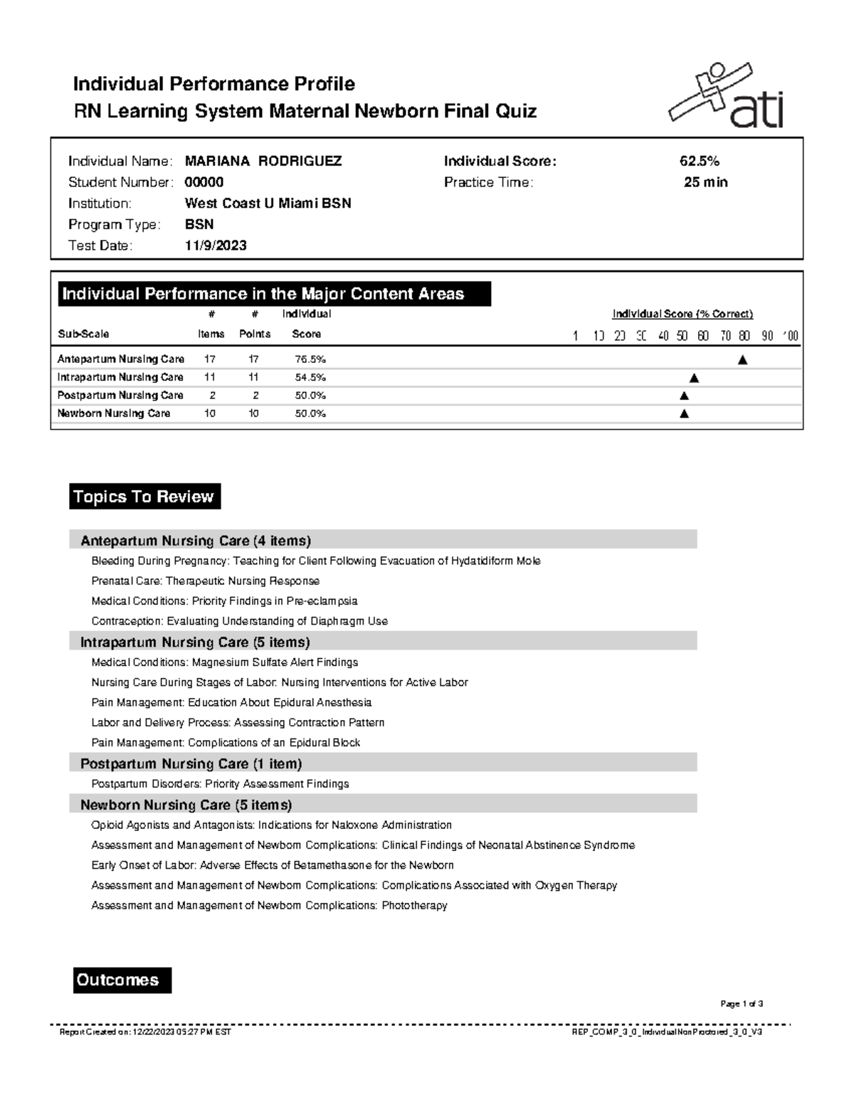 Maternal Newborn Final - Also includes the ability to accurately ...