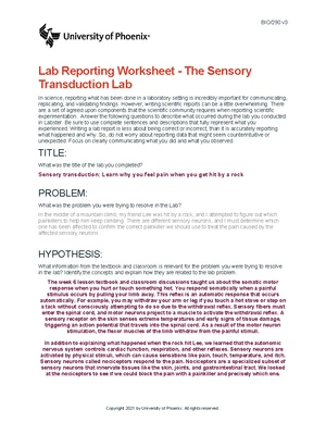 BIO/290 v4 Week 1 Lab Journal: Scientific Method & Body Structure - Studocu