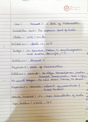 BNS Handwritten notes - BHARTIYA NYAYA SANHITA 2023 Innovative ...