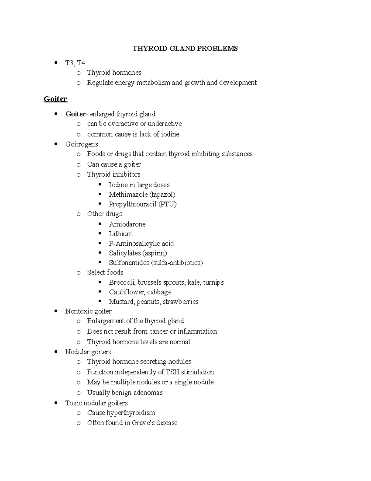 Thyroid Gland Problems: Comprehensive Notes on Disorders and Treatments ...