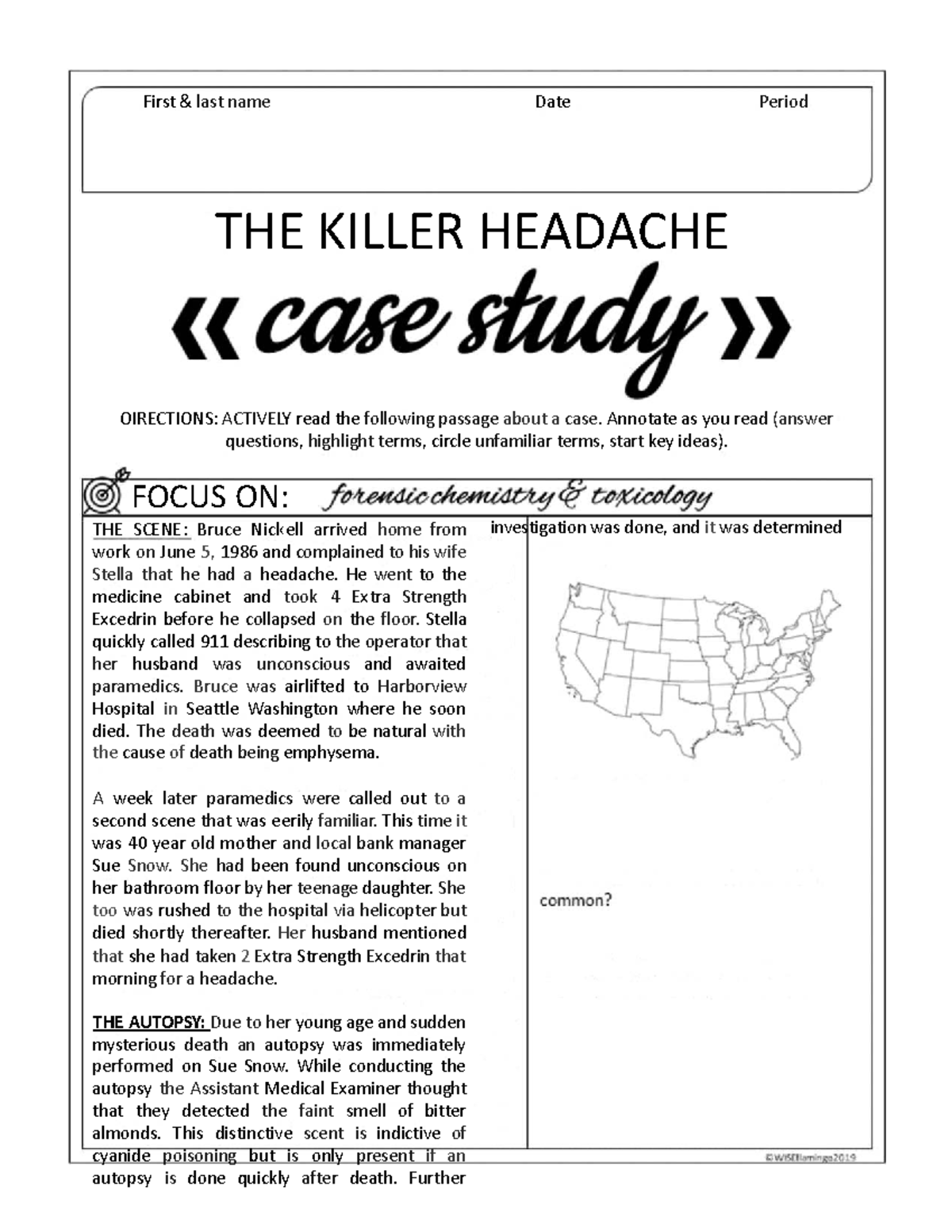 The Case Study of Cyanide Poisoning: Unraveling the Killer Headache ...