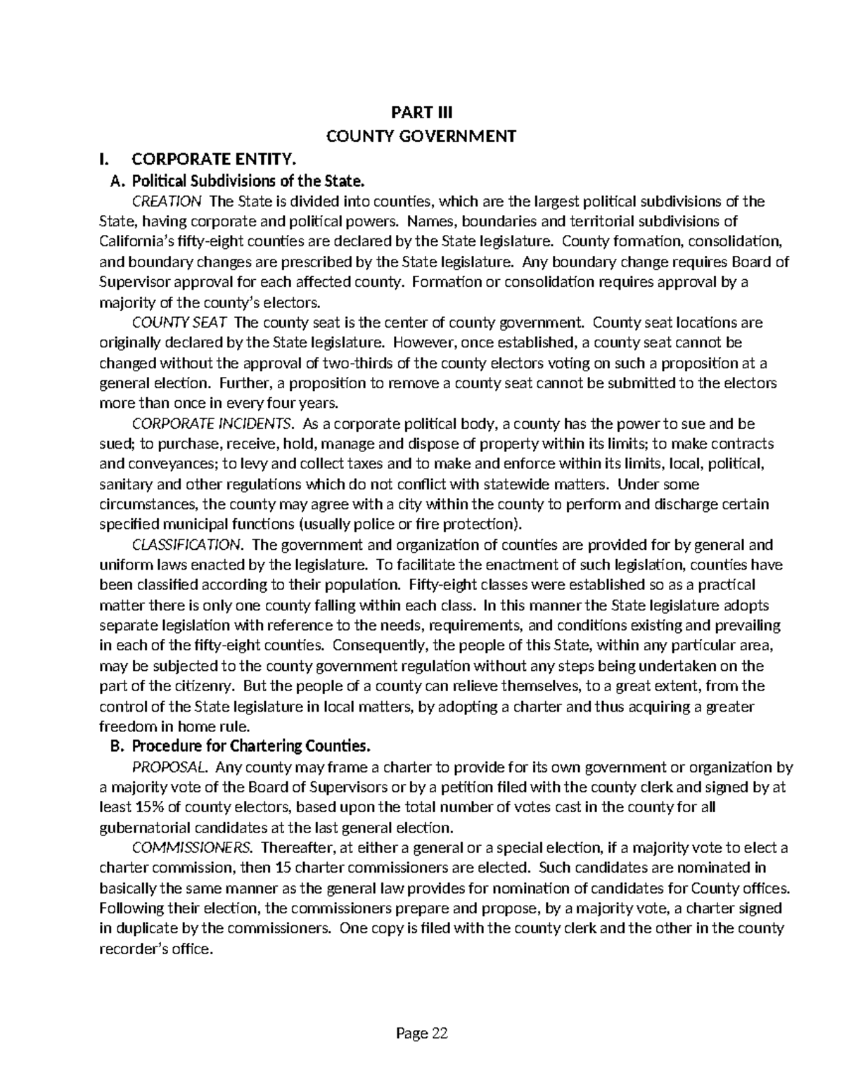 California County Government Structure and Functions Overview: A ...