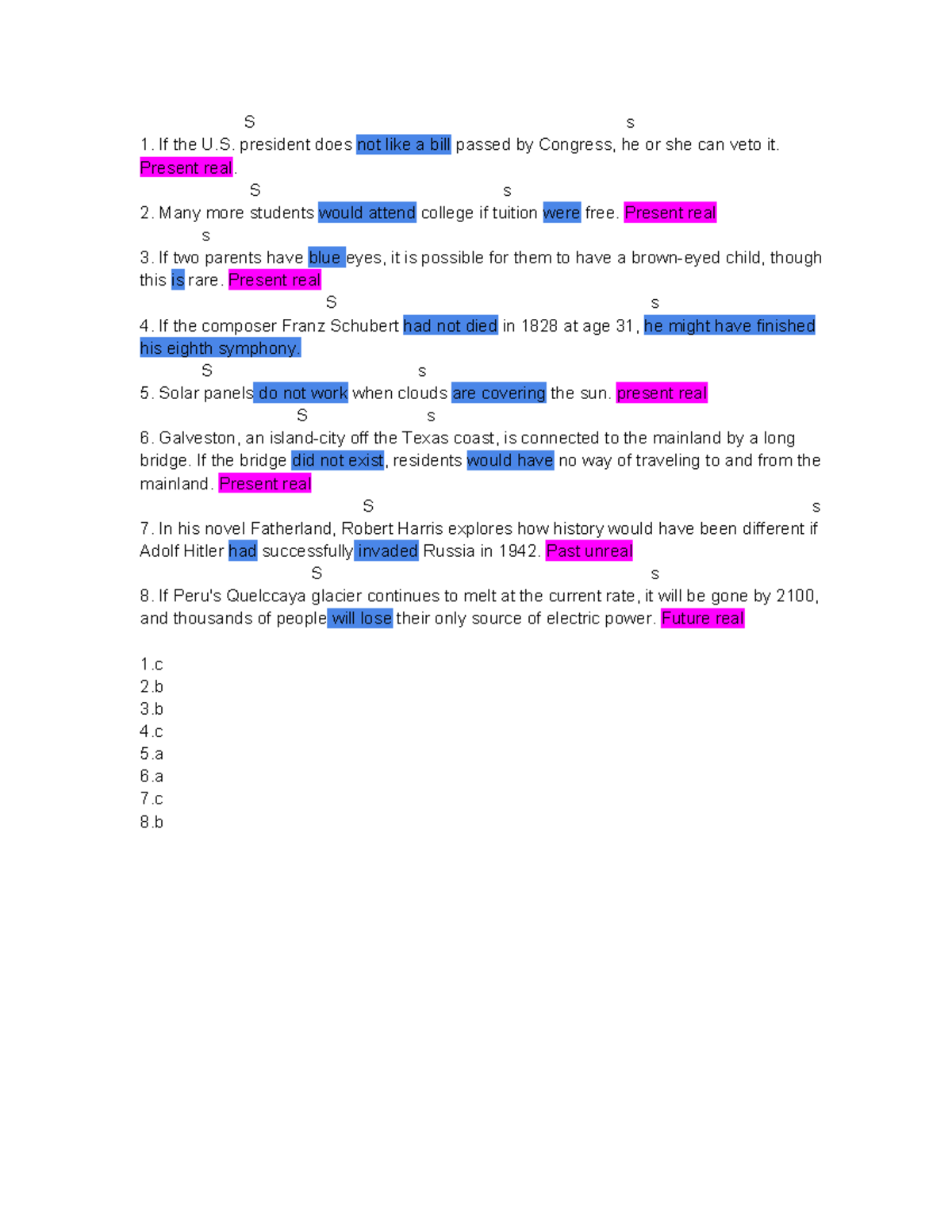 Understanding Conditional Sentences: Real and Unreal Examples (ENG 101 ...