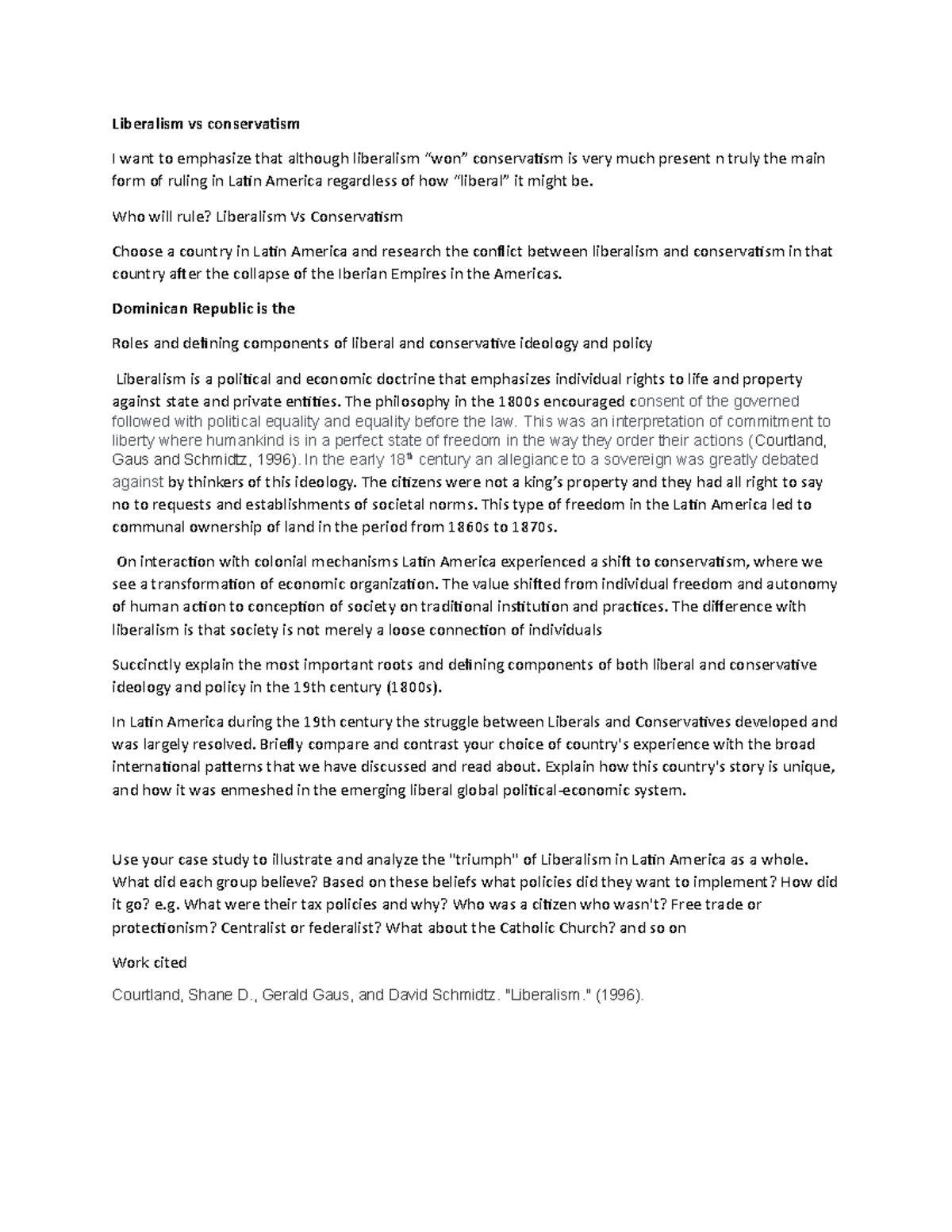 Liberalism vs Conservatism in Latin America: A 19th Century Analysis ...