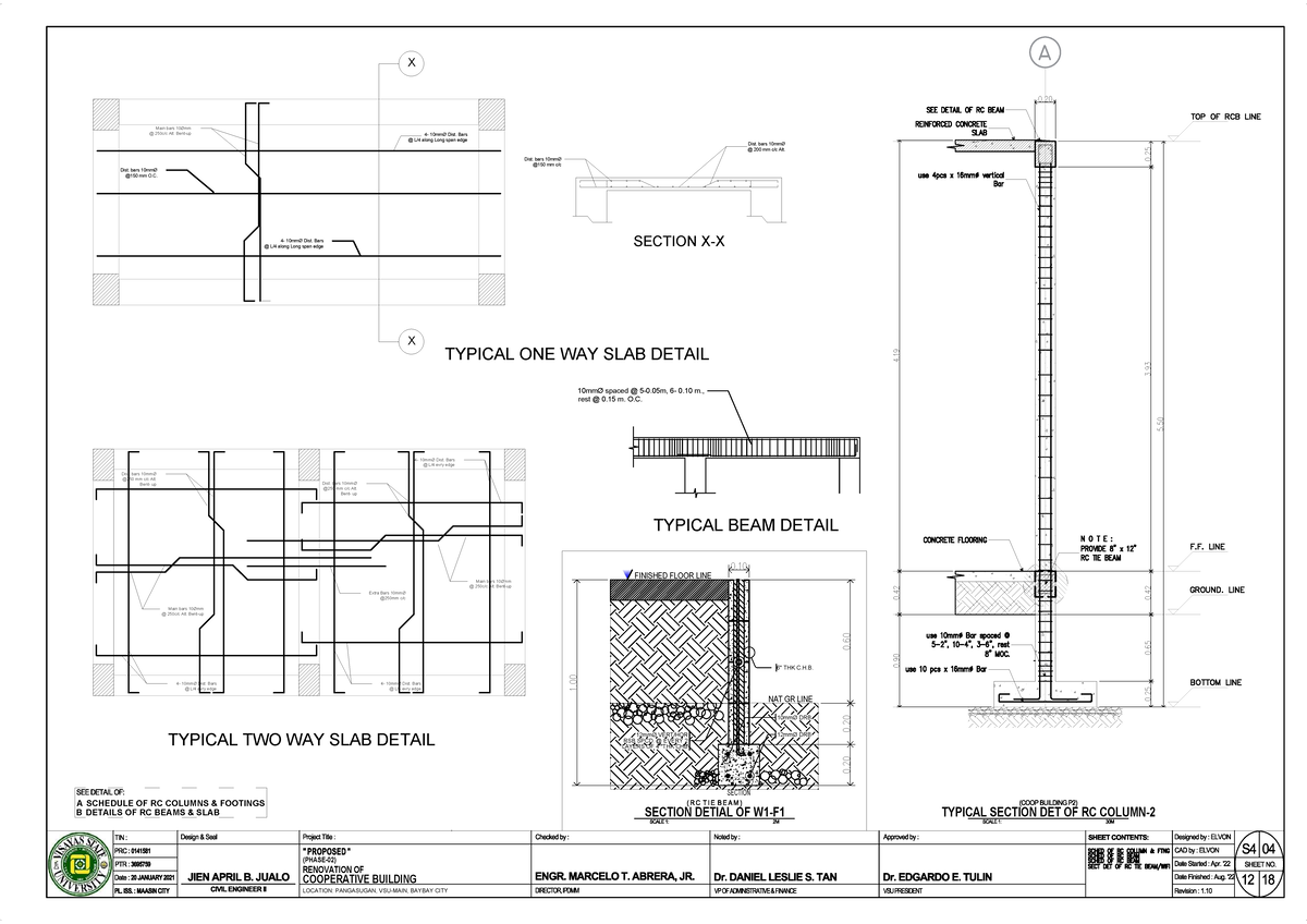S4 - 123 Typical RC Slab and Beam Details for Construction - Studocu
