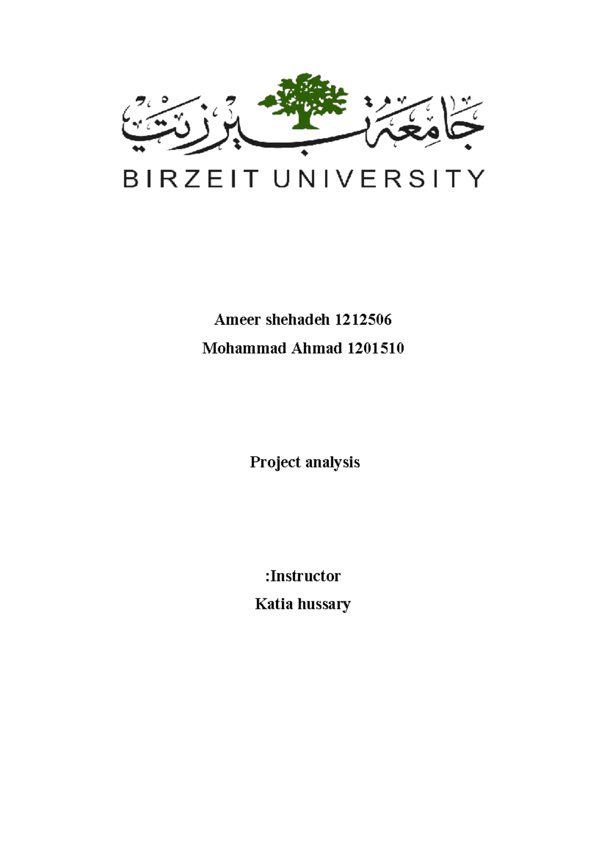 PADICO Holding Co: Financial Report & Analysis Project (1212506) - Studocu