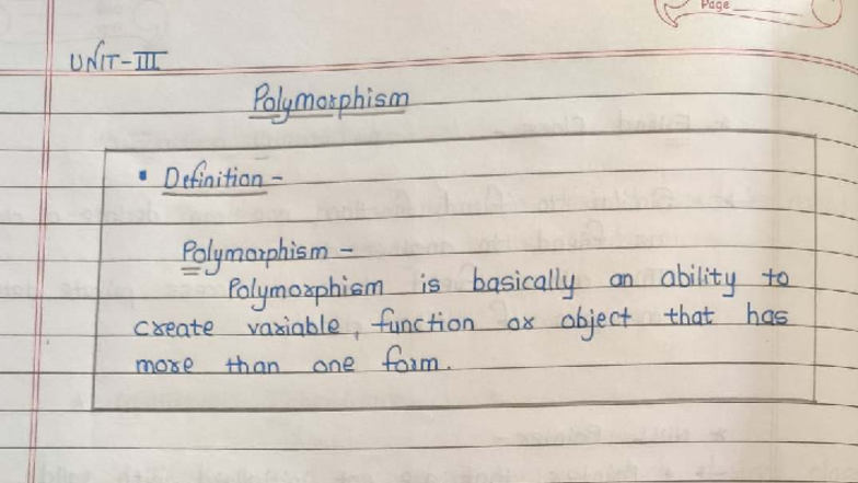 OOP Endsem Notes (CS101) - Polymorphism, Overloading & STL Concepts ...
