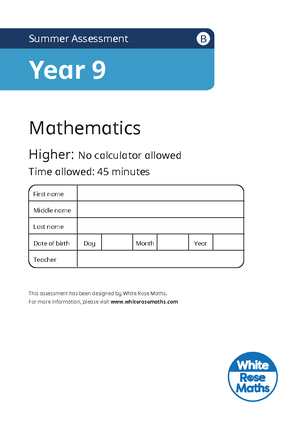 05c GCSE (9-1) Mathematics Mock Set 6 Paper 2H mark scheme - Mark Scheme (Final) Mock Set 6 ...