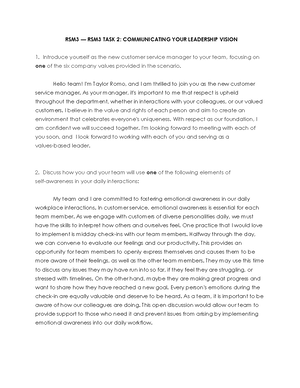 D253 task 1 update - Task 1 passed - D253 - TASK 1: Becoming an ...